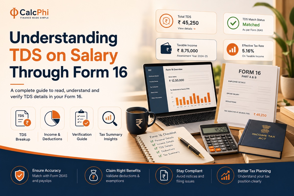 TDS on Salary & Form 16 Guide AY 2026-27 | CalcPhi